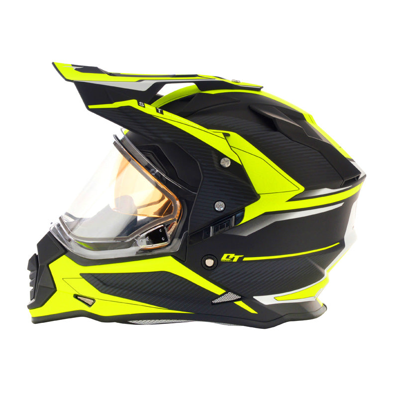 MODE DS GT MT HELMET - ELECTRIC SHIELD BK/HV YE – Garage Harry Stanley