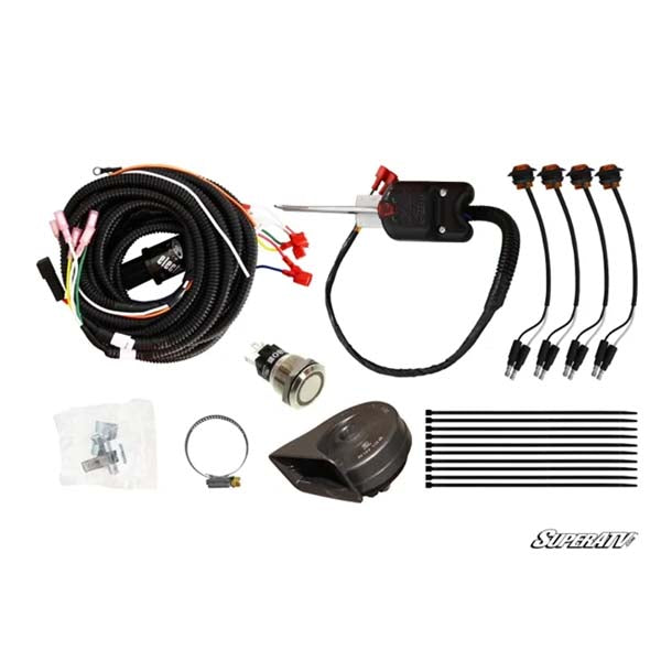 SUPERATV UTV / ATV Universal Plug & Play Turn Signal Kit (TSK-005 ...